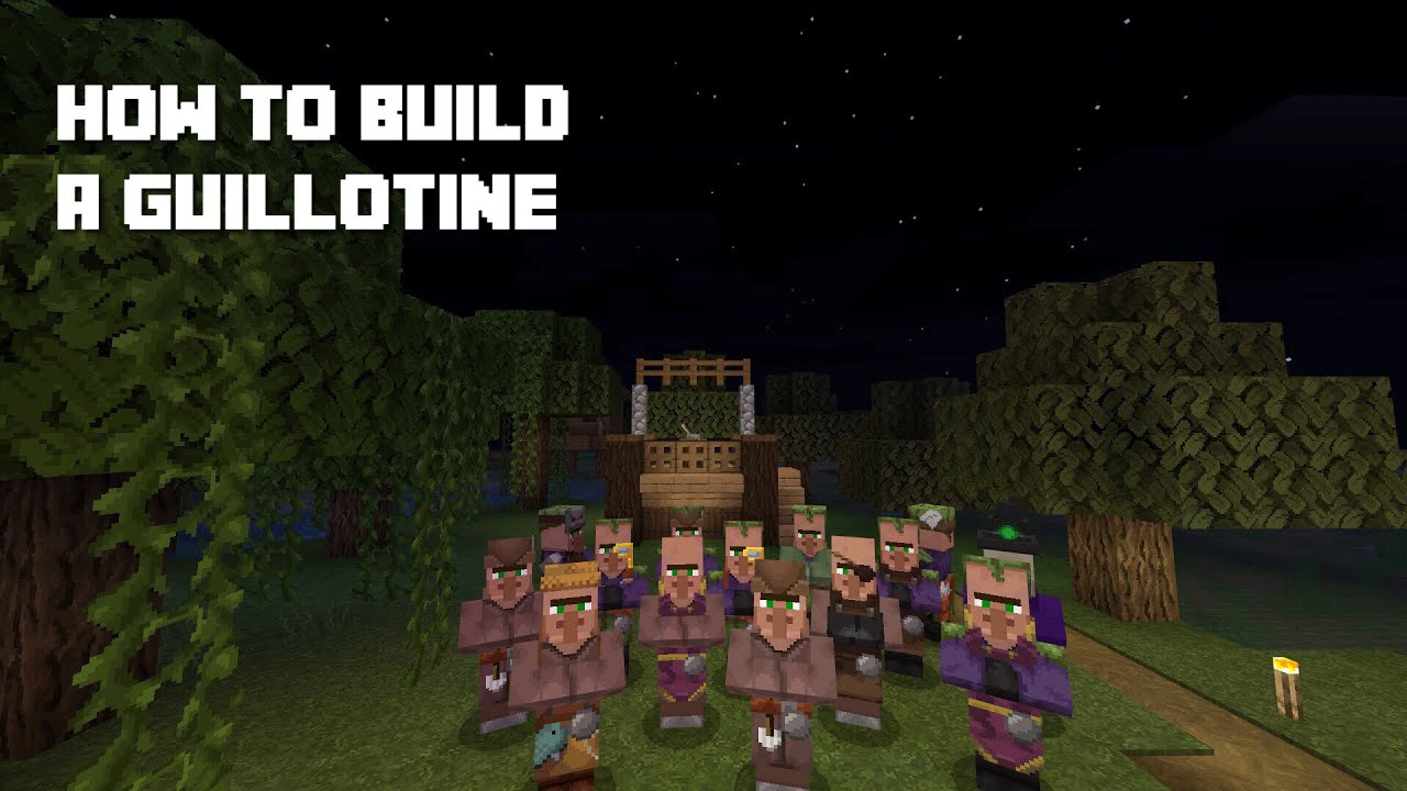 ️ [Minecraft] How to build a Guillotine - YouTube