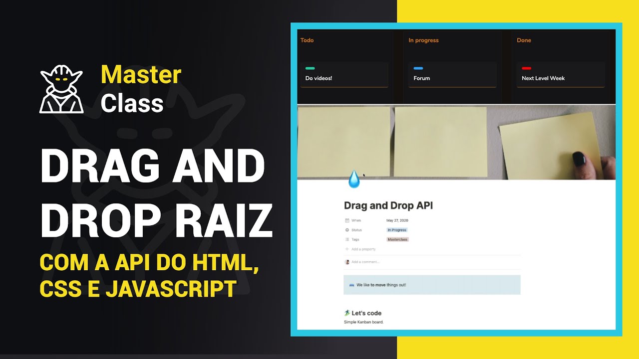 Drag And Drop Raiz Com A Api Do Html Css E Javascript Masterclass 16 Youtube 5989