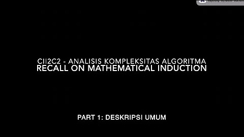 Analisis Kompleksitas Algoritma - YouTube