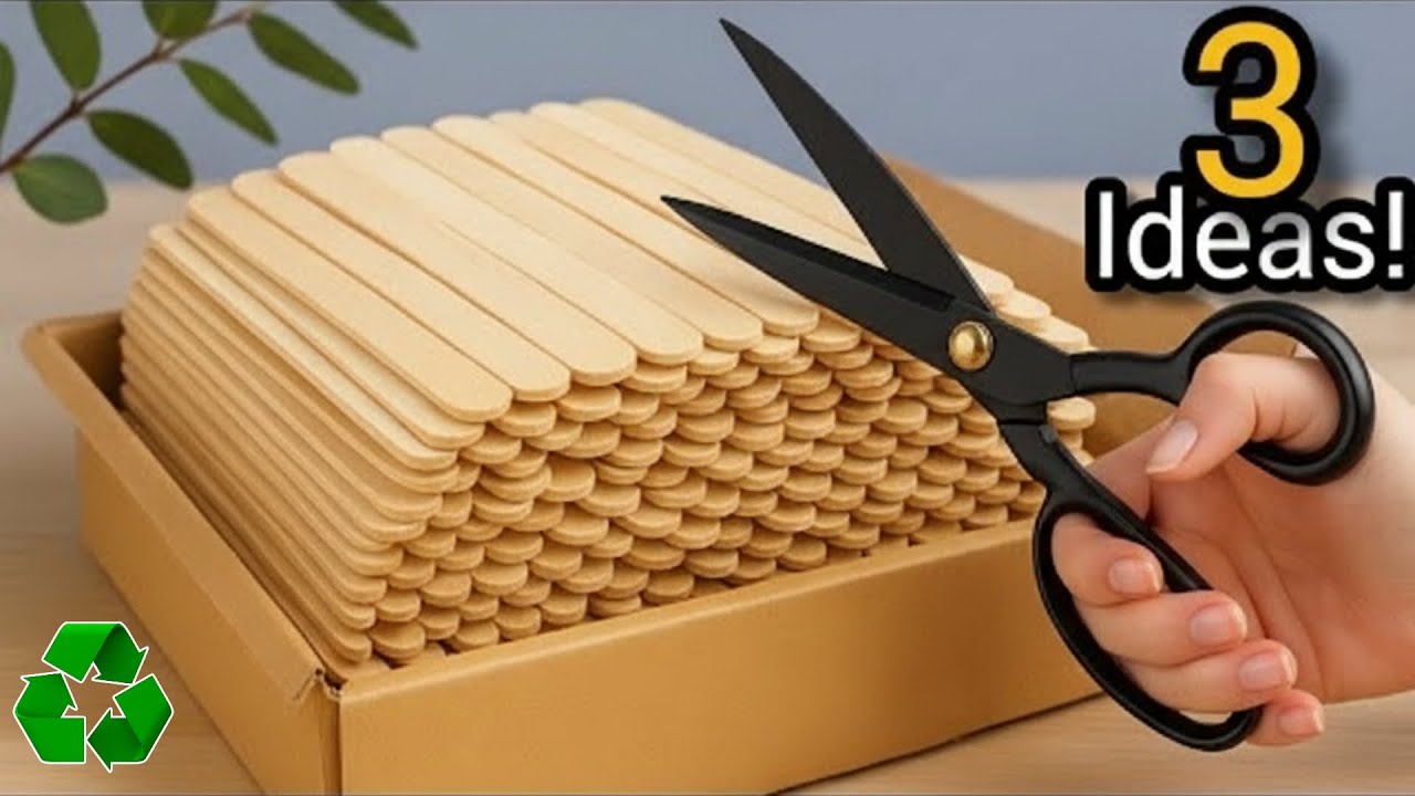 3 Incredible Popsicle Stick Ideas That Are Worth Hundreds of Dollars! 💵 ...