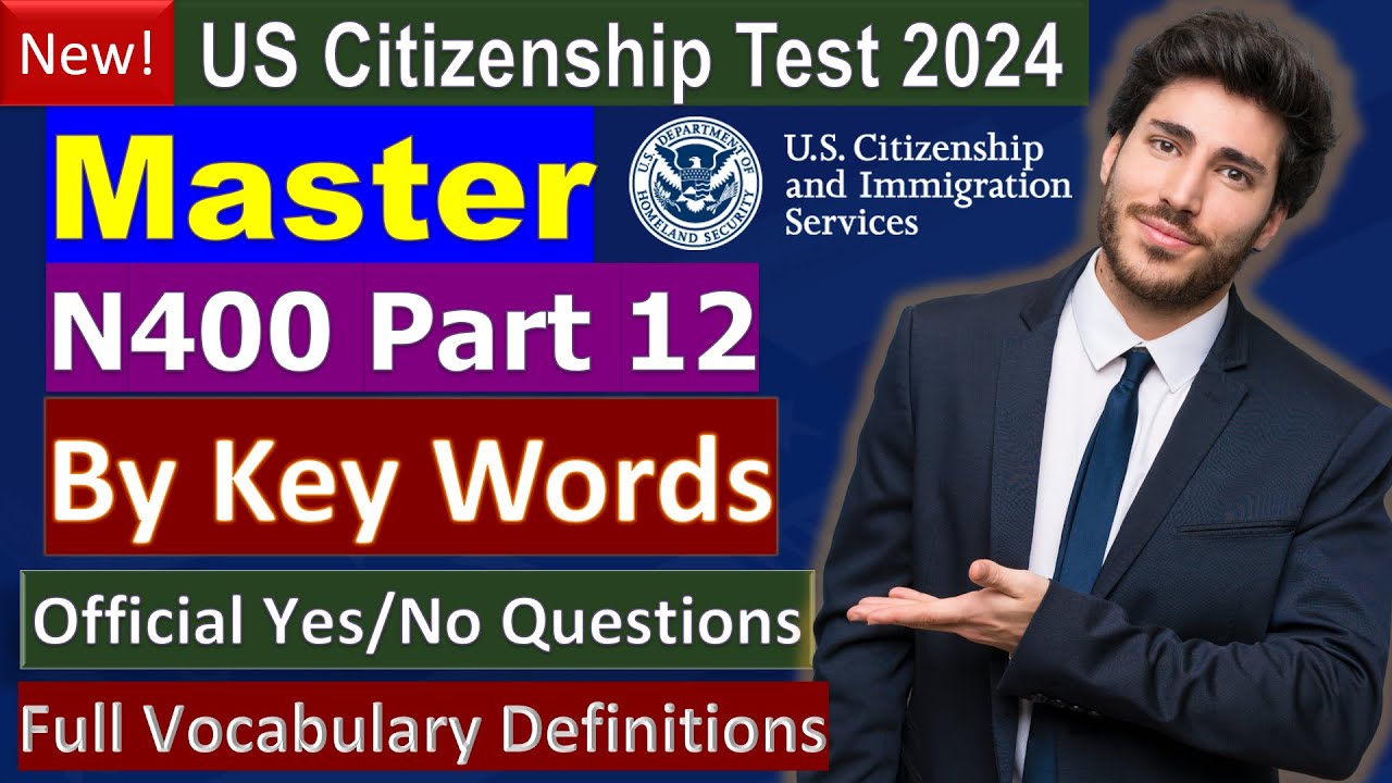 US Citizenship 2024: Mastering Yes/No Questions & Vocabulary ...