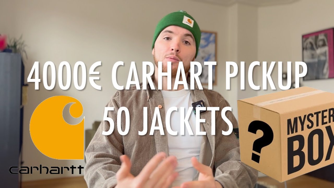 UNBOXING CARHARTT NEW BULK DELIVERY - 50 JACKETS + CARHARTT X SACAI ...