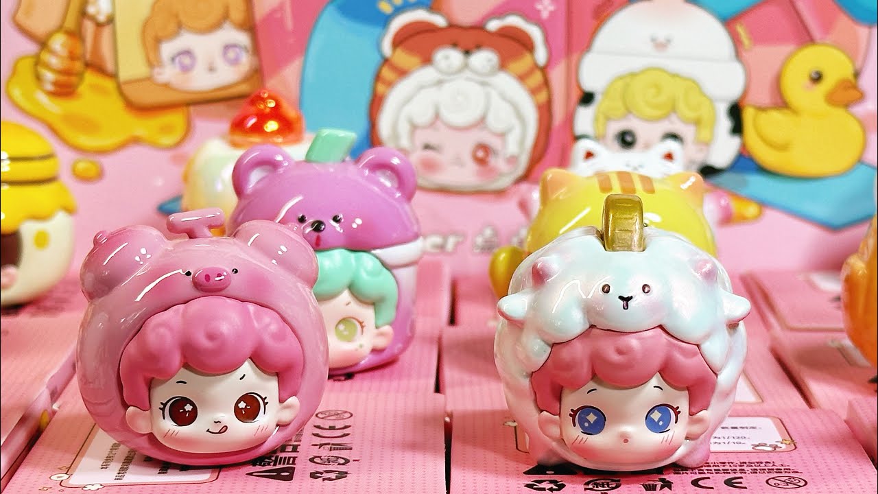Blind box unboxing LITTER blind box case - YouTube