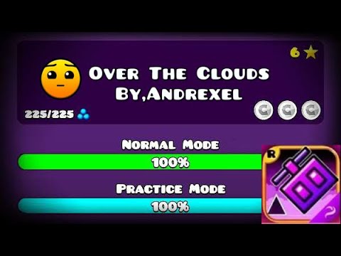 Geometry Dash [BREEZE] Over The Clouds By,Andrexel - YouTube