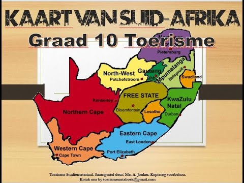 Gr 10 TOERISME : KAART VAN SA - YouTube