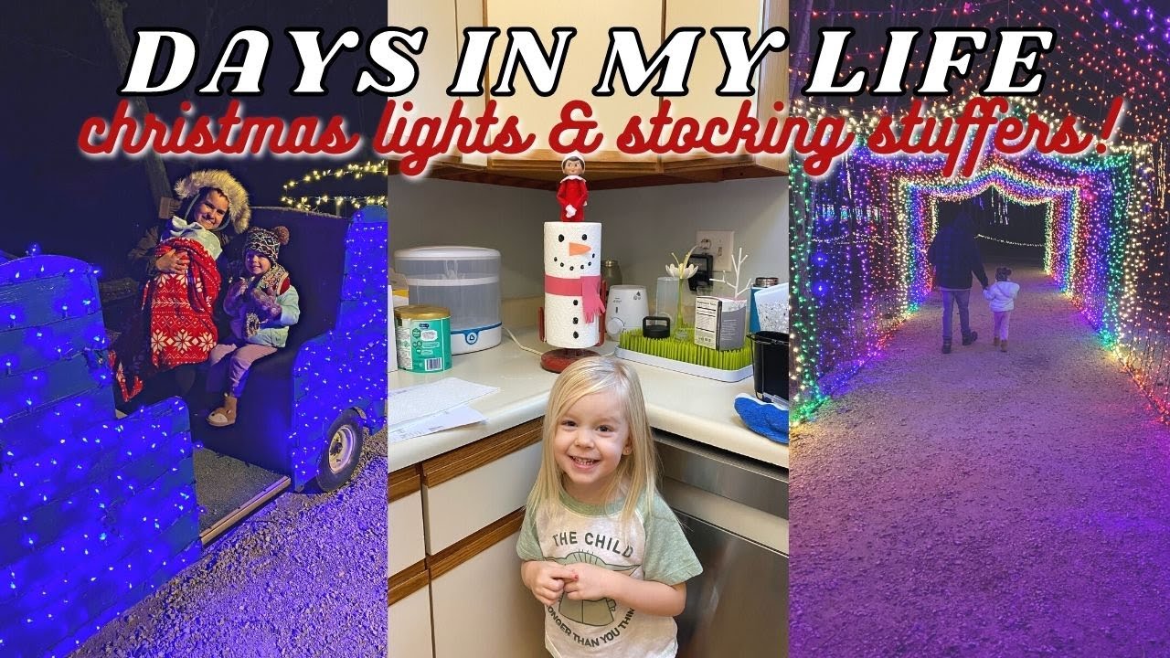 DAYS IN MY LIFE | CHRISTMAS LIGHTS & STOCKING STUFFER HAUL | Heather ...