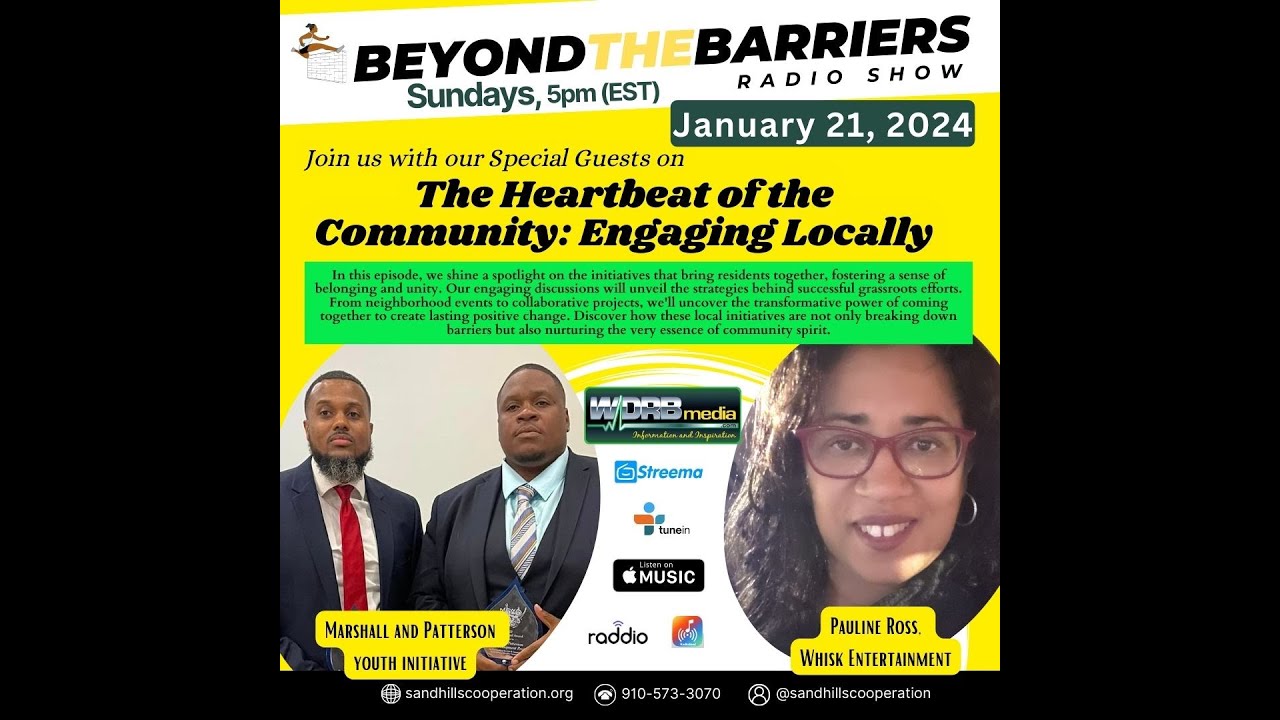 Beyond the Barriers Radio Show with Guests Marshall-Patterson Youth ...