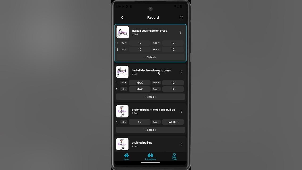 Hypertro - React Native Fitness App Demo | Firebase Workout Tracker ...