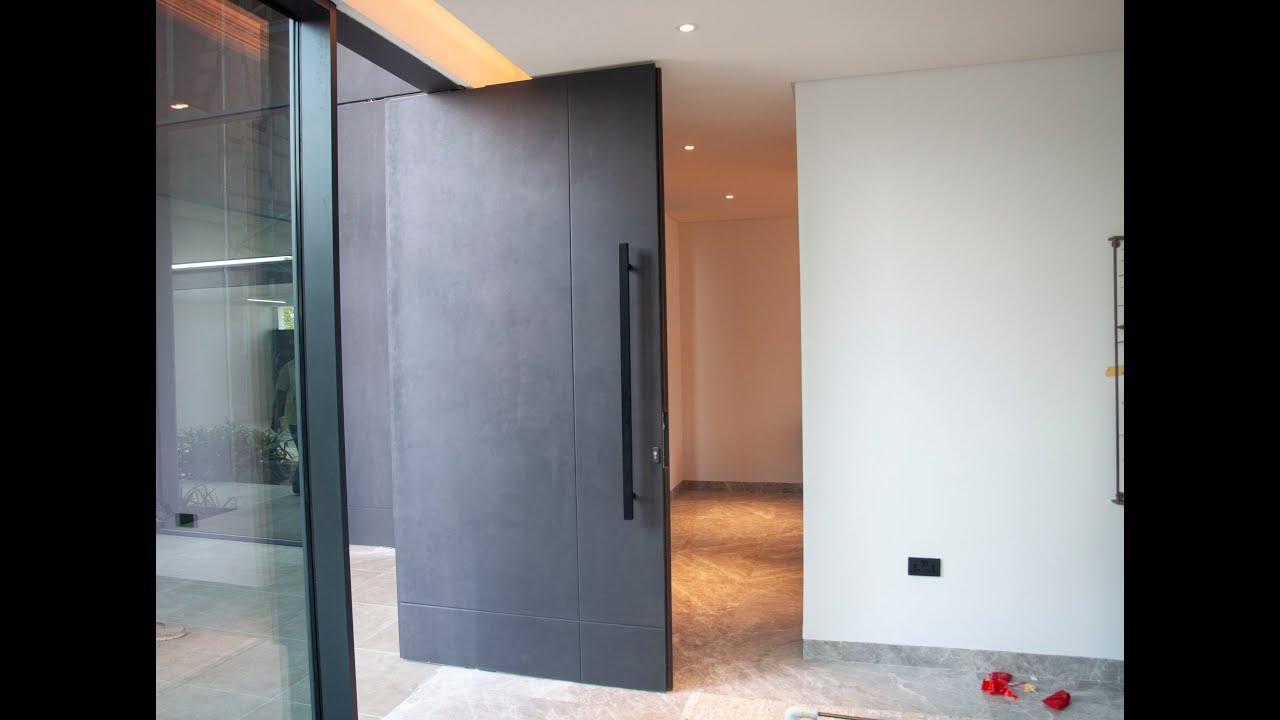 Pivot Door | Tripple Sliding Garage Gate - YouTube