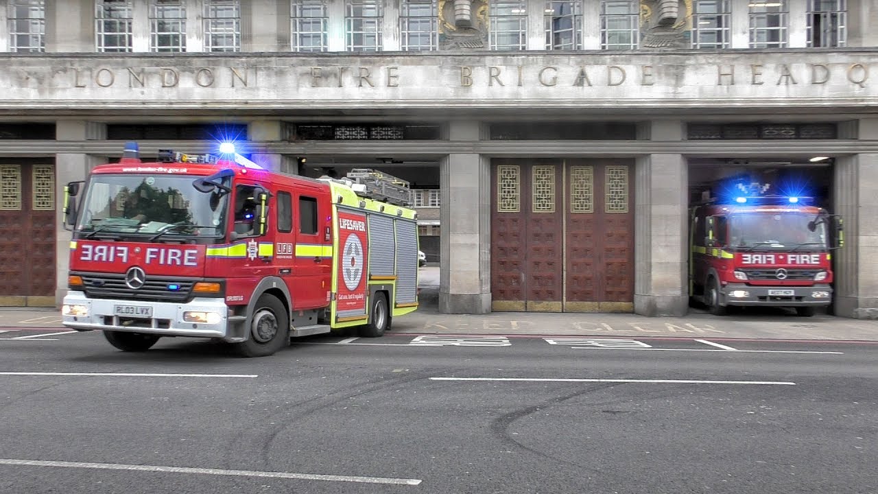 London Fire Brigade | 2 pumps responding from Lambeth Fire Station H221 ...