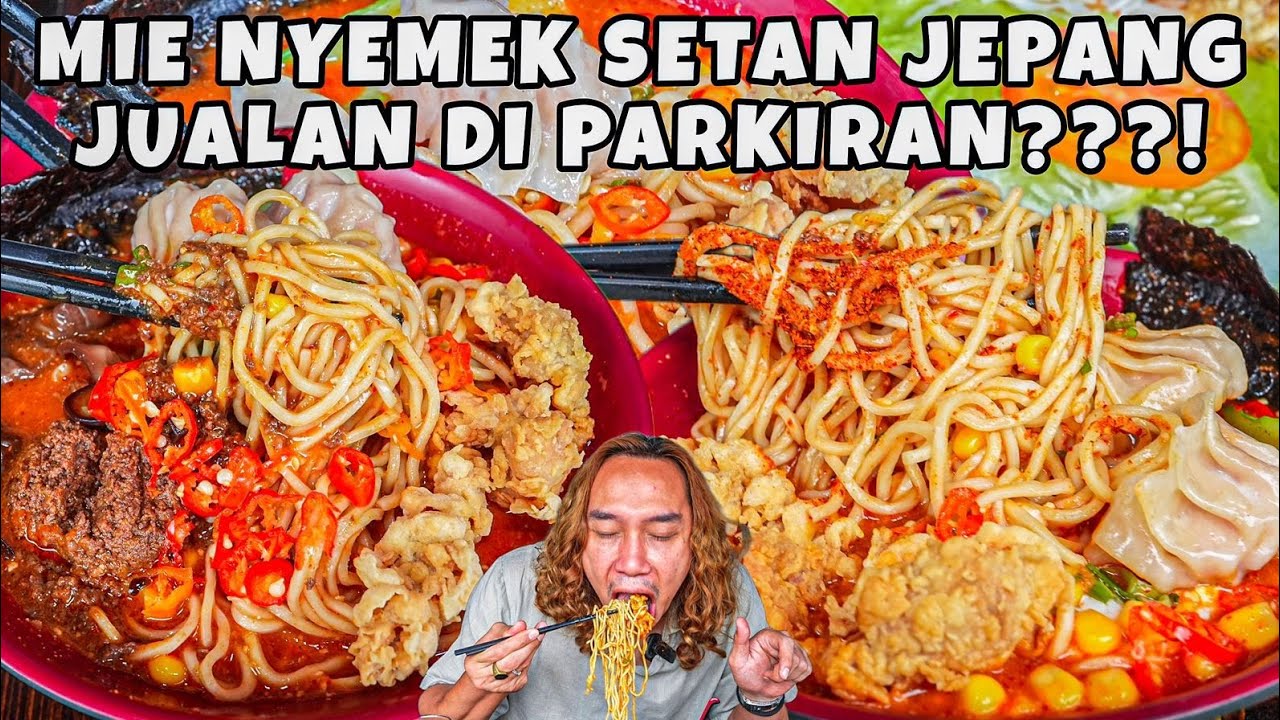 J4NCOK!! MIE NYEMEK SETAN JEPANG NGUMPET DI PARKIRAN - YouTube
