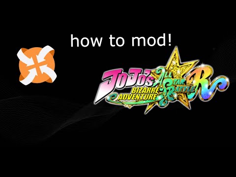 how to mod jojo's all star battle R tutorial