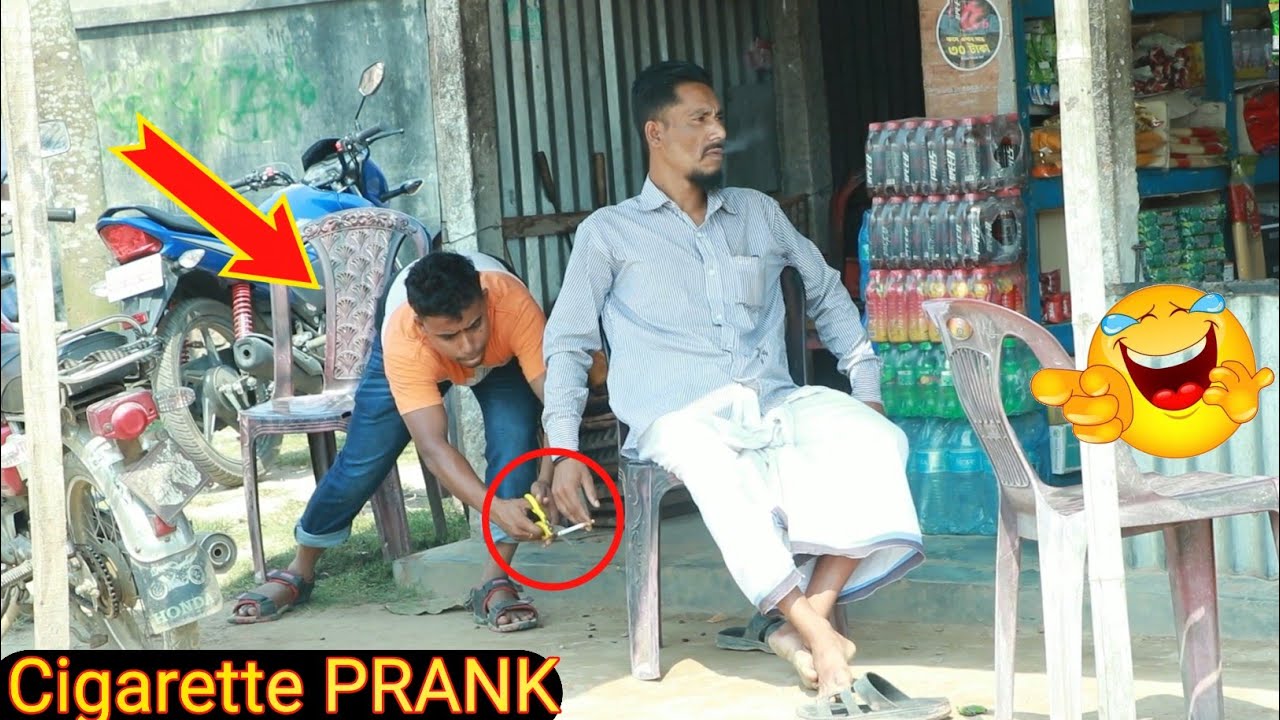 Cutting People’s Cigarette PRANK || STOP Smoking Prank (Part 3) By Razu ...