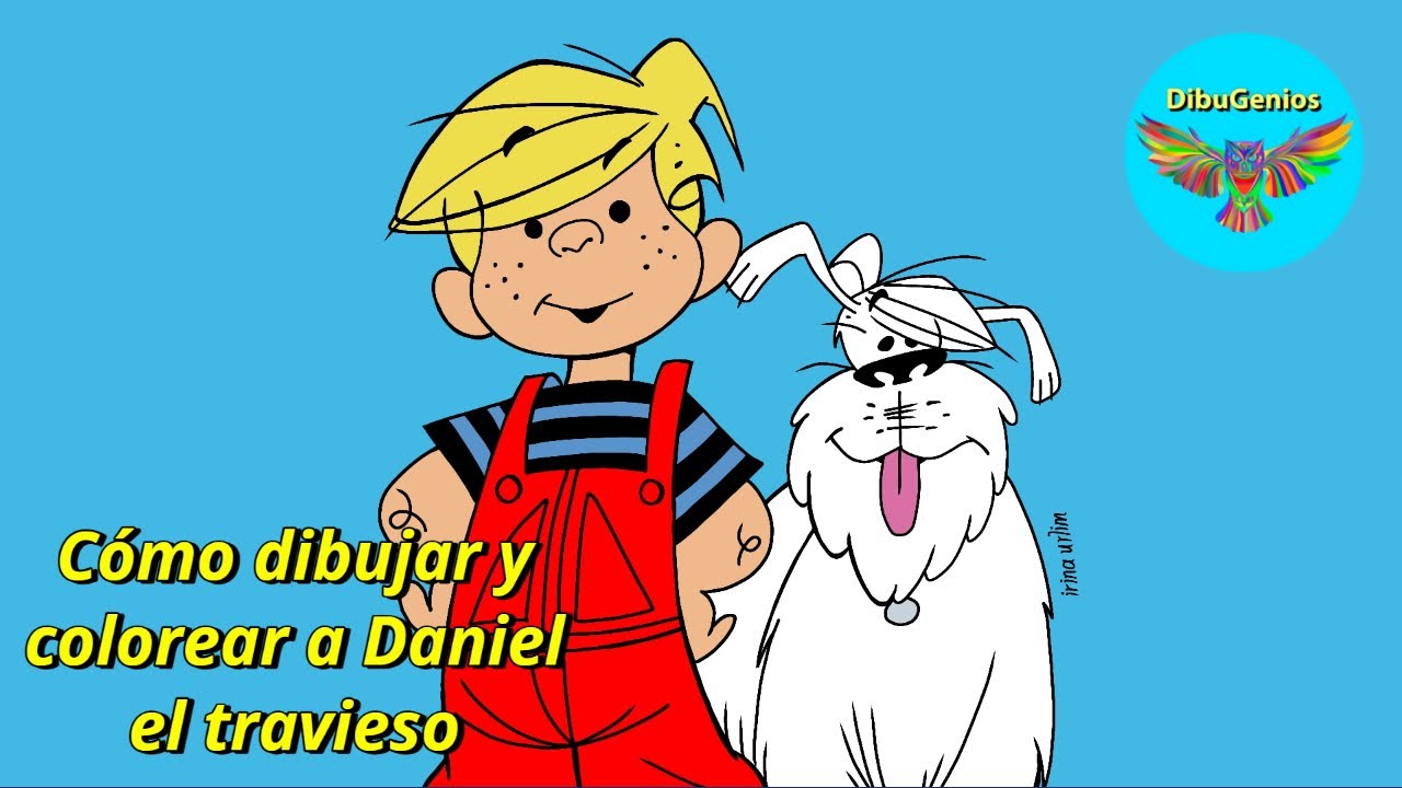 Como dibujar y colorear a Daniel el travieso! - How to draw Dennis the ...
