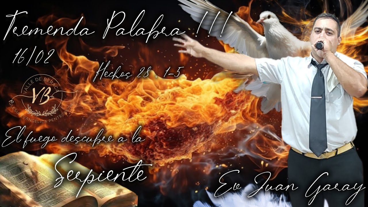 En vivo.. Tremenda Palabra 🔥..El fuego descubre a la Serpiente 🕊️..Ev ...