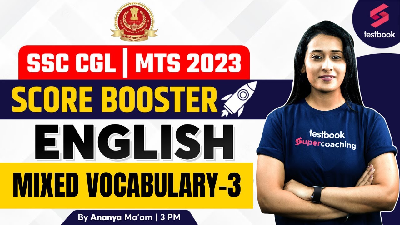 SSC CGL/MTS 2023 | English | Mixed Vocabulary For SSC - 3 | SSC CGL ...
