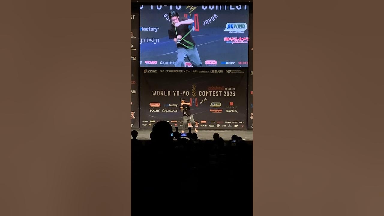 2023 world yoyo contest 3A final 世界溜溜球賽 雙手線上花式組 冠軍 三浦元 Hajime miura 片段1 ...