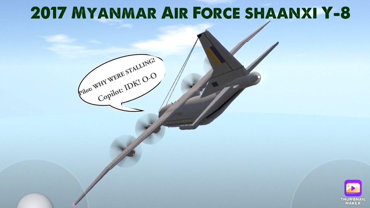 2017 Myanmar Air Force Shaanxi Y-8 crash. - YouTube