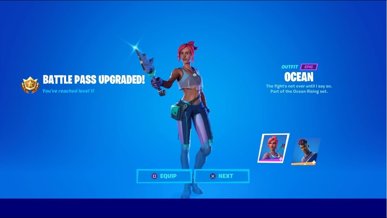 FORTNITE BATTLEPASS SKIN OCEAN | FORTNITE GAMING - YouTube