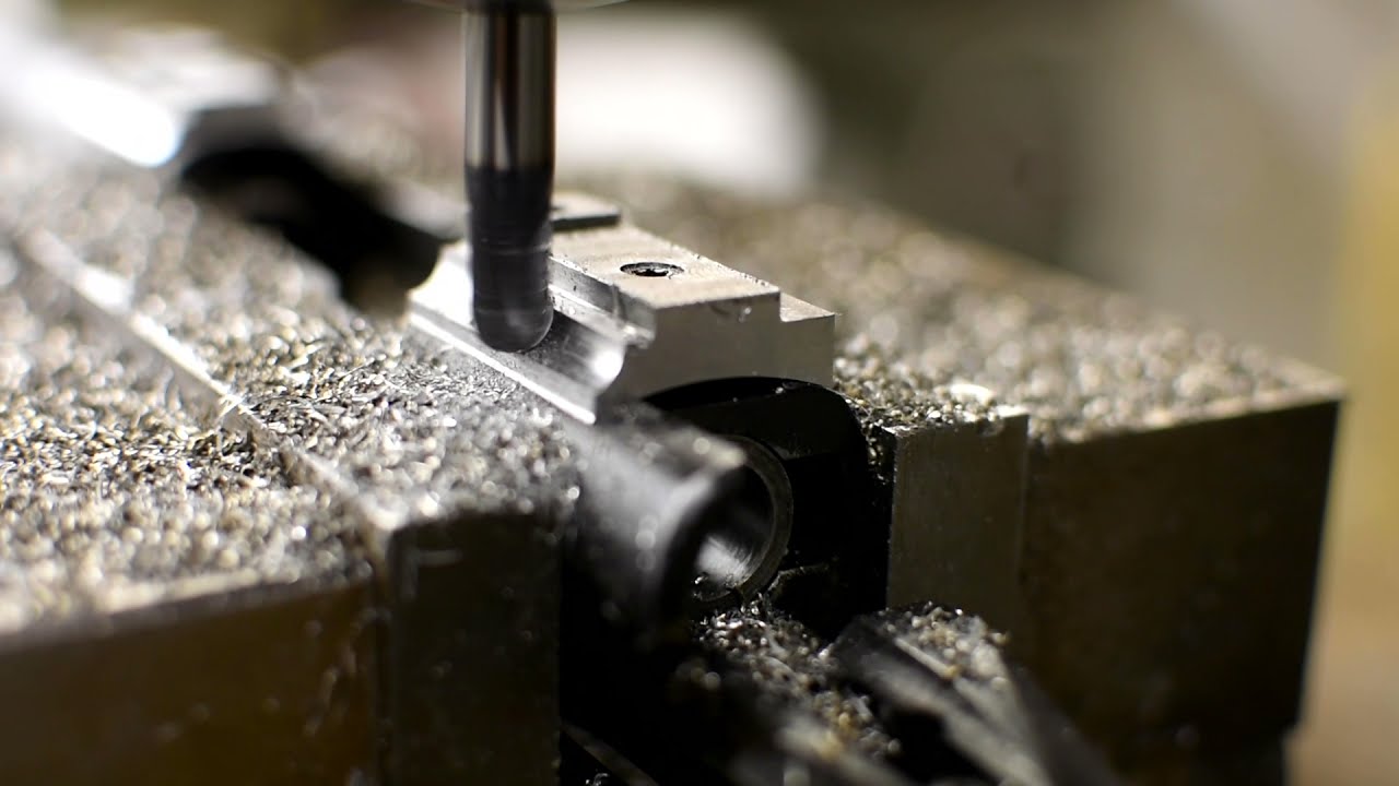 Machining Custom Scope Bases for Talley Rings - YouTube