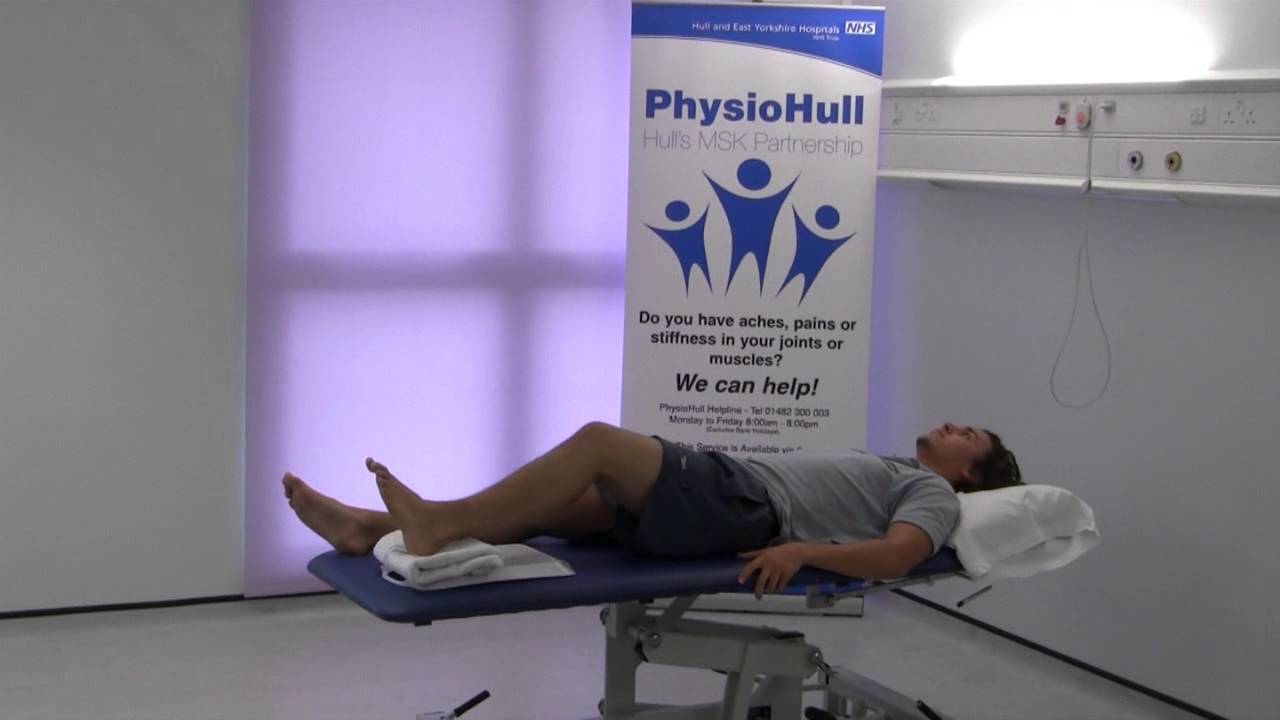 Leg Knee Active Movement Assisted Knee Flexion - YouTube