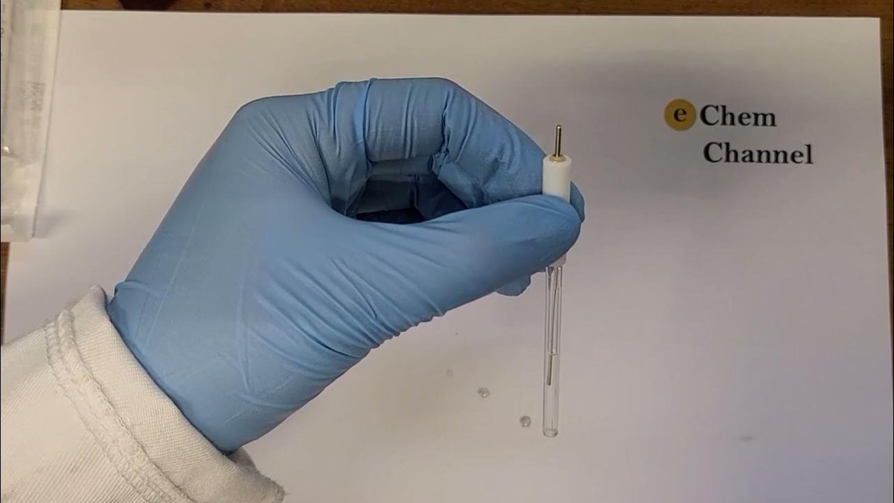 Tutorial 28-How to maintain Ag/AgCl reference electrode - YouTube