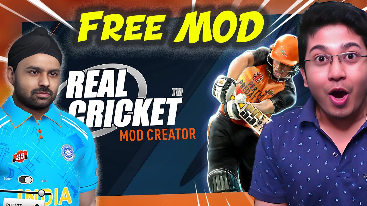 Real Cricket™ 24 MOD CREATOR RELEASE || HOW TO USE RC24 MOD CREATOR ...