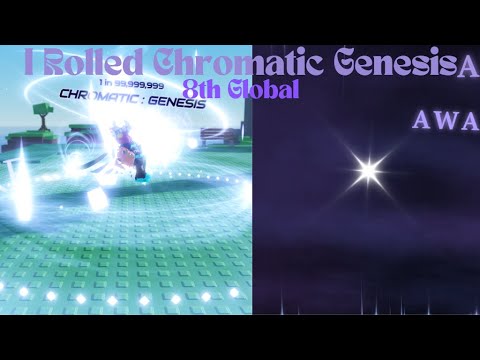I Rolled Chromatic Genesis In Sols RNG (8th Global) #roblox #solsrng ...