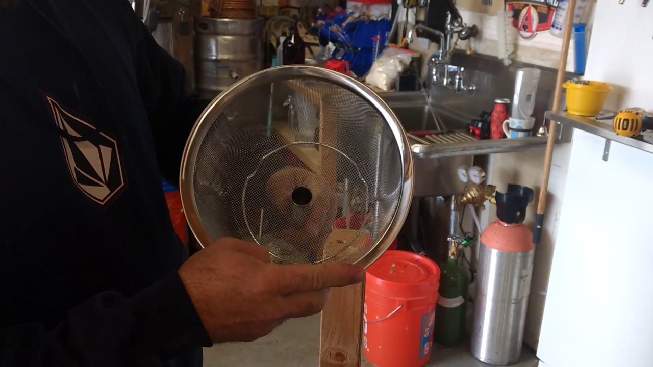 Mash and Boil Drain Pipe Mod Basket Screen - YouTube