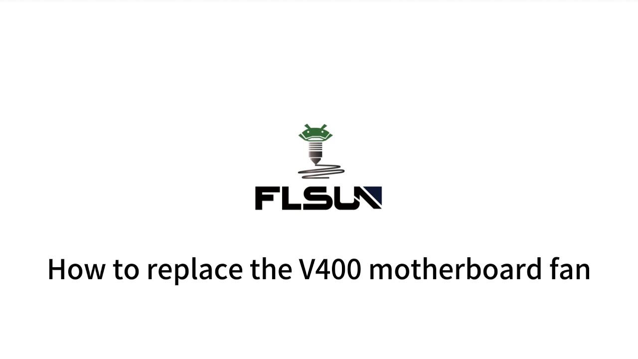 How to replace the V400 motherboard fan - YouTube