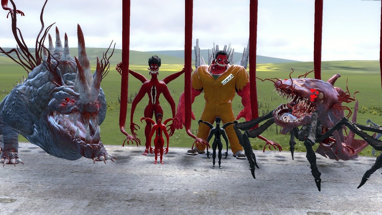 MUTANT HUMAN FAMILY VS ZOOCHOSIS FROM MONSTERS MUTANT FAMILY ANIMAL pt ...