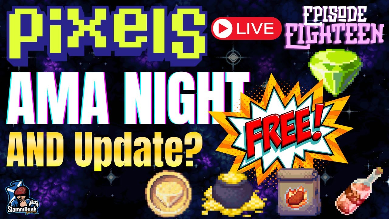 PIxels Online Giveaway, AMA Watch Party and UPDATE? Pixels Chapter 2 - YouTube