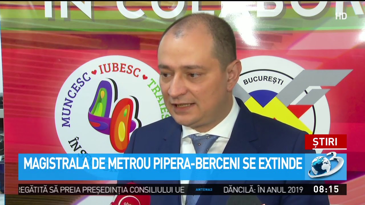 Magistrala de metrou Pipera-Berceni se extinde - YouTube