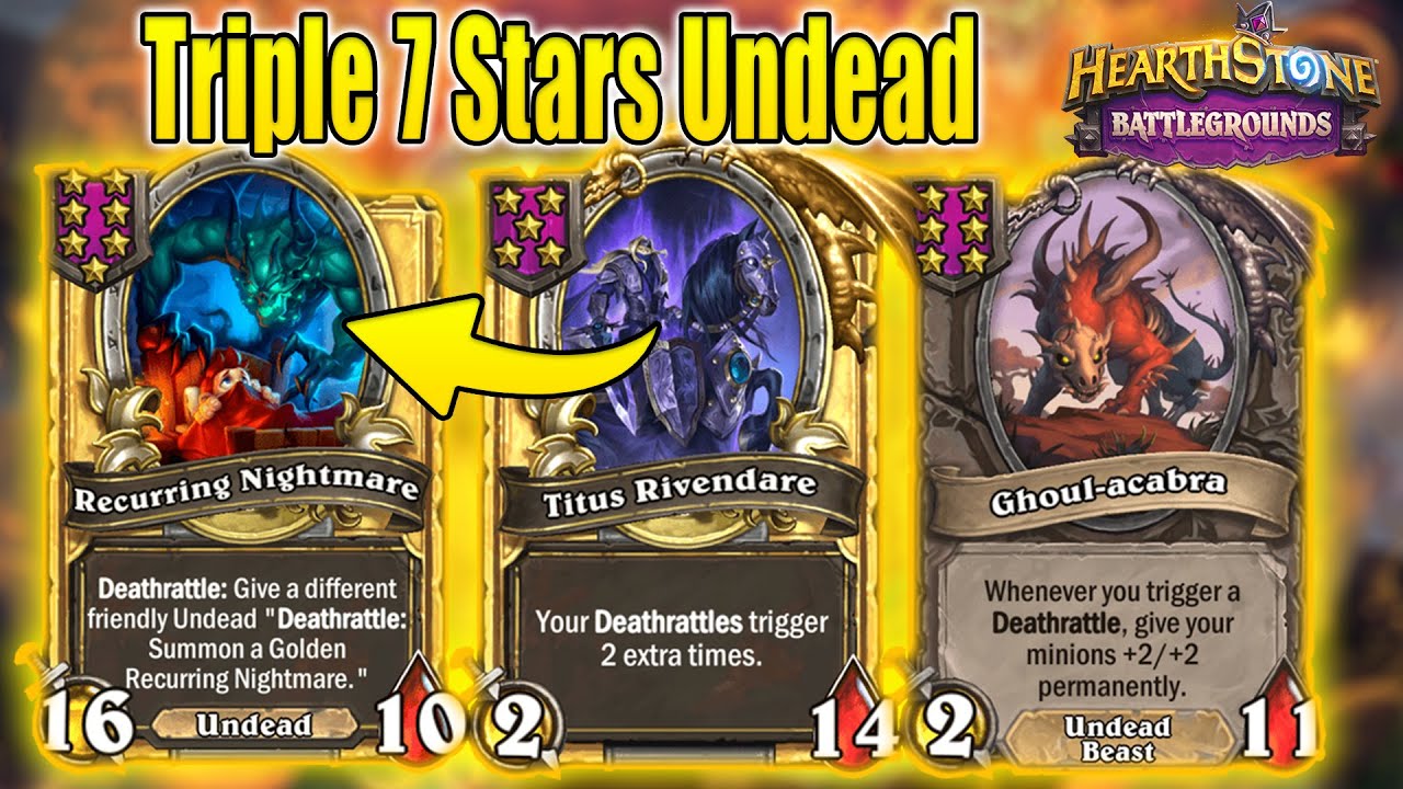 Triple Tier 7 Undead Triple Titus New 6 Stars Undead Build | Christian ...