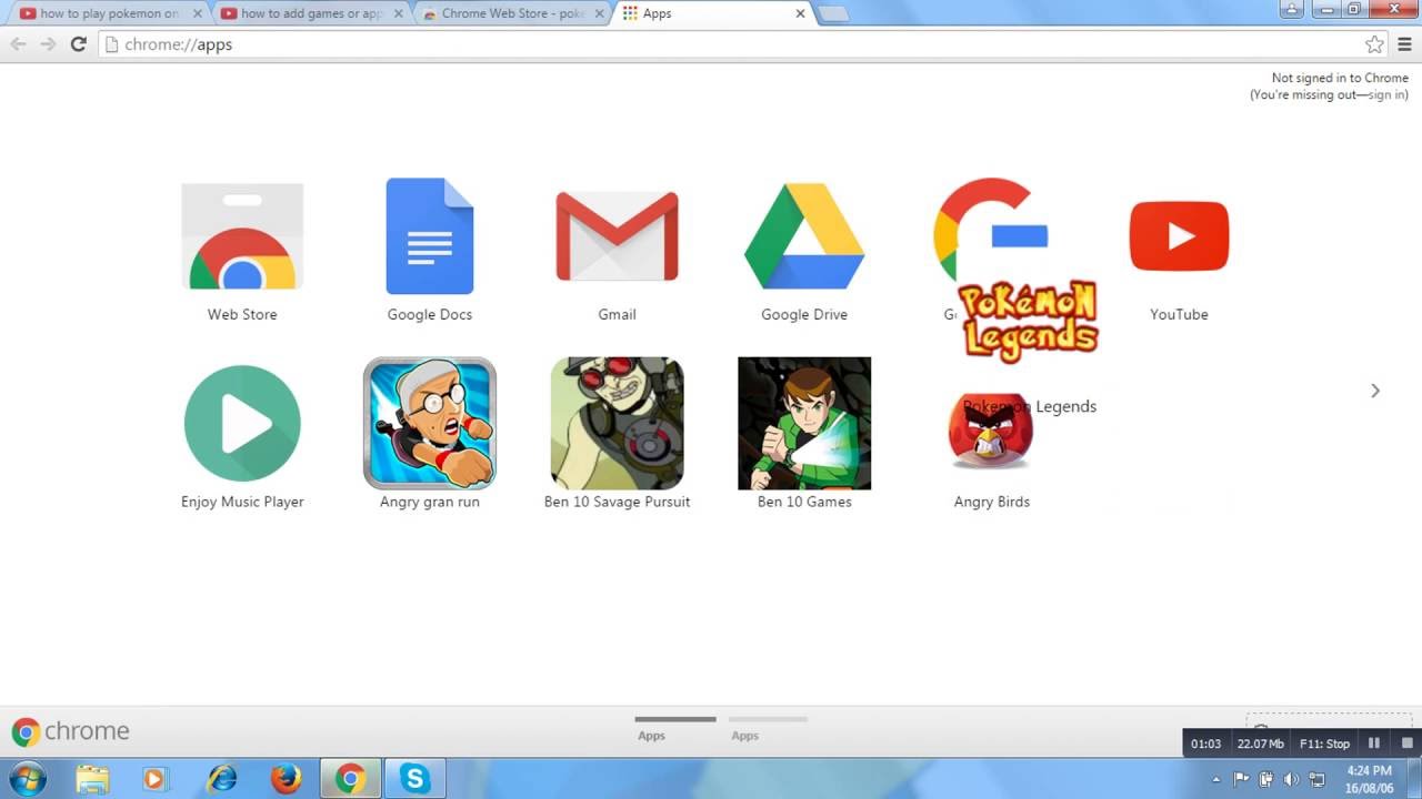 HOW TO ADD GAMES APPS TO YOUR GOOGLE CHROME YouTube HOW TO ADD GAMES APPS TO YOUR GOOGLE CHROME YouTube