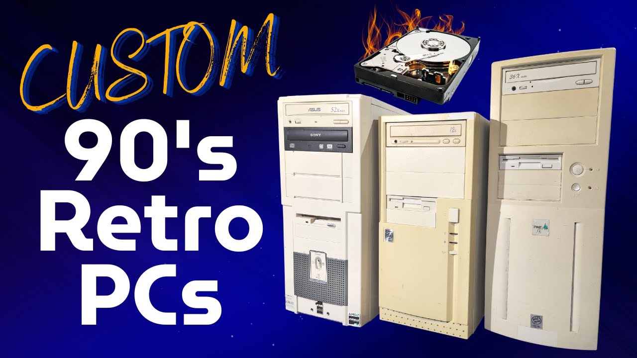 Custom 90's Retro PCs - Saved! - YouTube