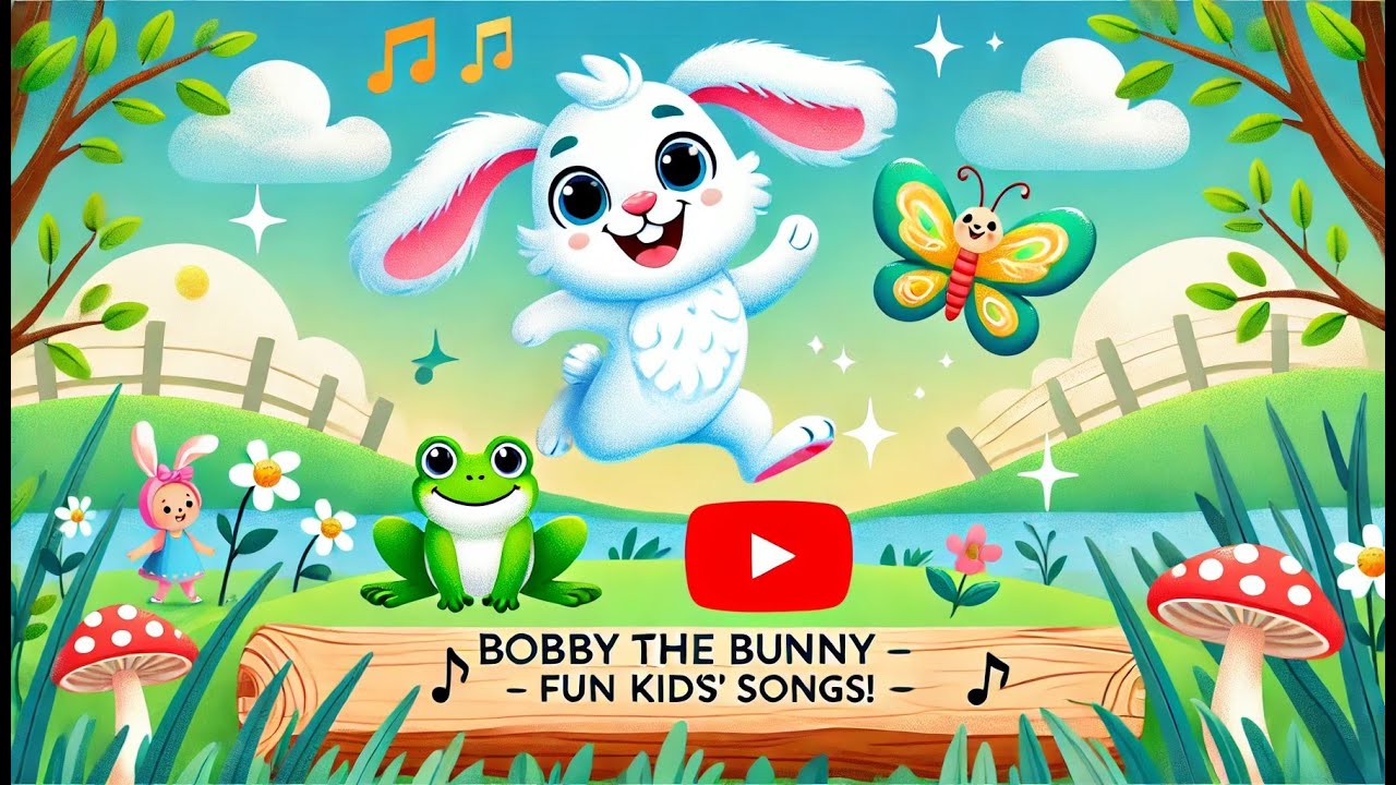 🐰🎶 Bobby the Bunny – A Fun Kids' Song! 🎶🐰- Kiddy Tunes Learning - YouTube