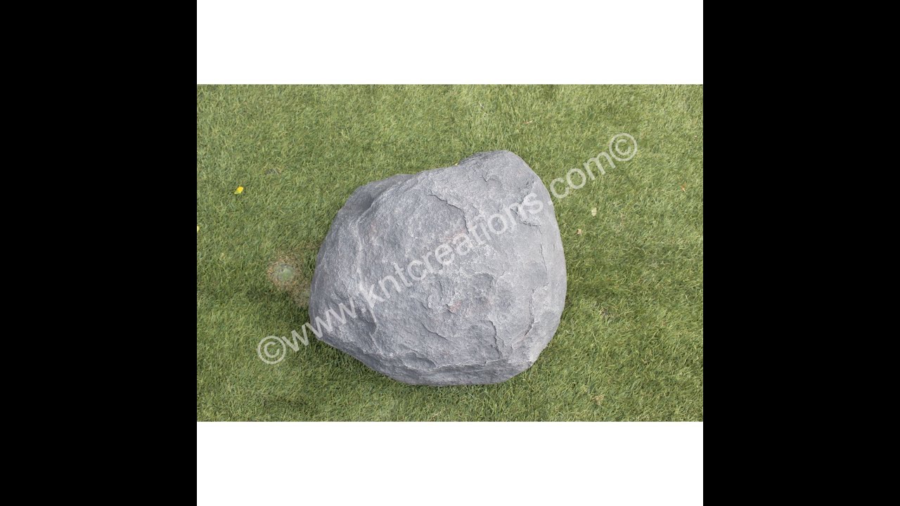 Artificial pebbles rocky texture Durable Fiberglass garden rock multi ...