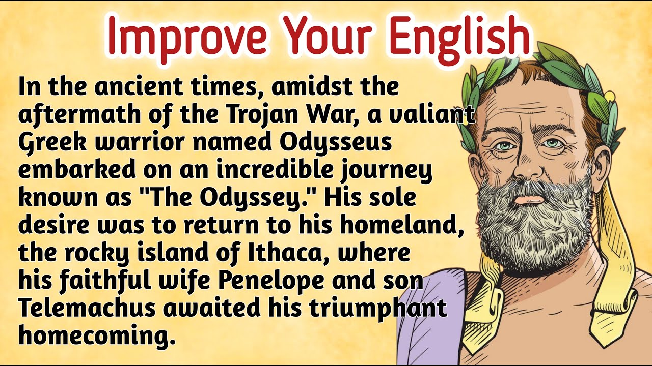 Learn English through Story ⭐|| Level 1 – The Odyssey – Graded Reader ...