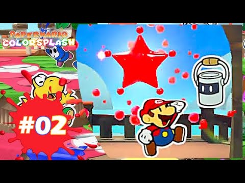Paper Mario: Color Splash Walkthrough Gameplay Episode 2: The Mini ...