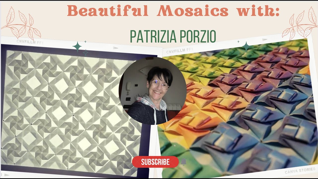 Folding Origami Mosaics with Patrizia Porzio - YouTube