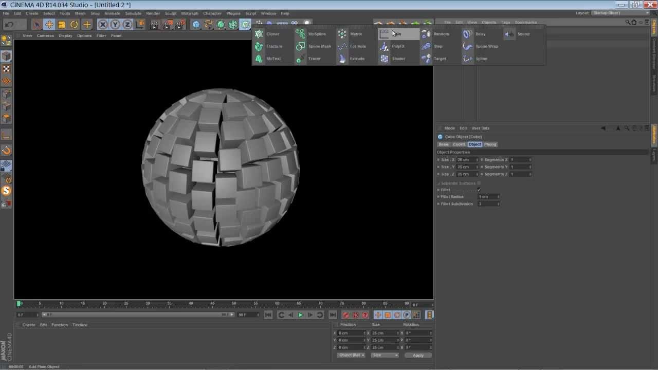 C4D / MoGraph Transition Effect Tutorial (by EQUILOUD) - YouTube