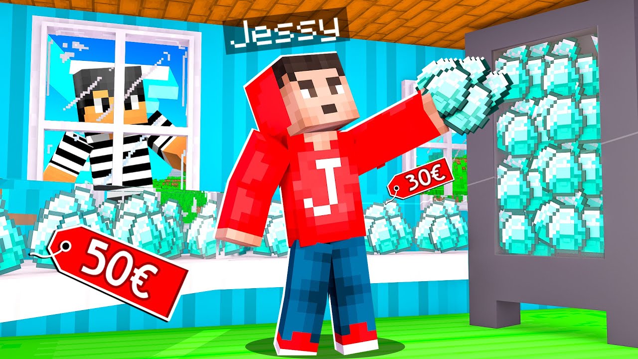 Ik OPEN Mijn DIAMANTEN WINKEL In Minecraft! (Survival) - YouTube