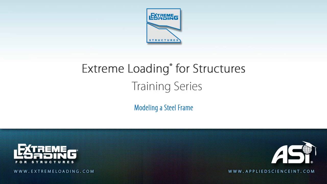 ELS 4 Tutorial - Modeling of a Steel Frame - YouTube