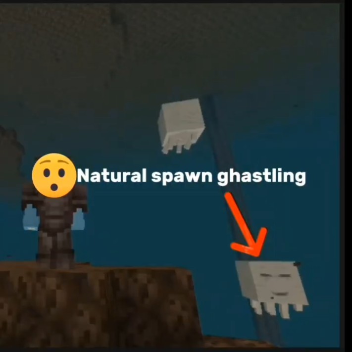 Minecraft Natural spawn ghastling 🤯 or aloo khaoge! - YouTube