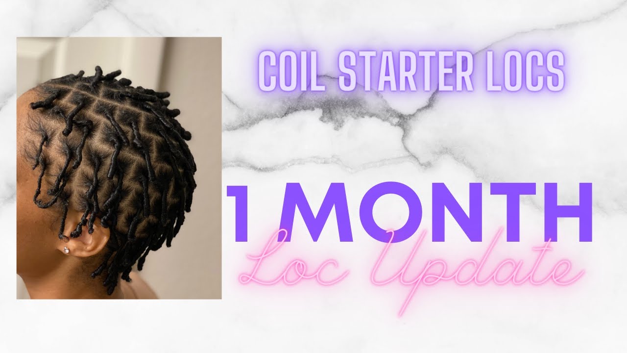 1 Month Loc Journey | Starter Locs | Comb Coils - YouTube