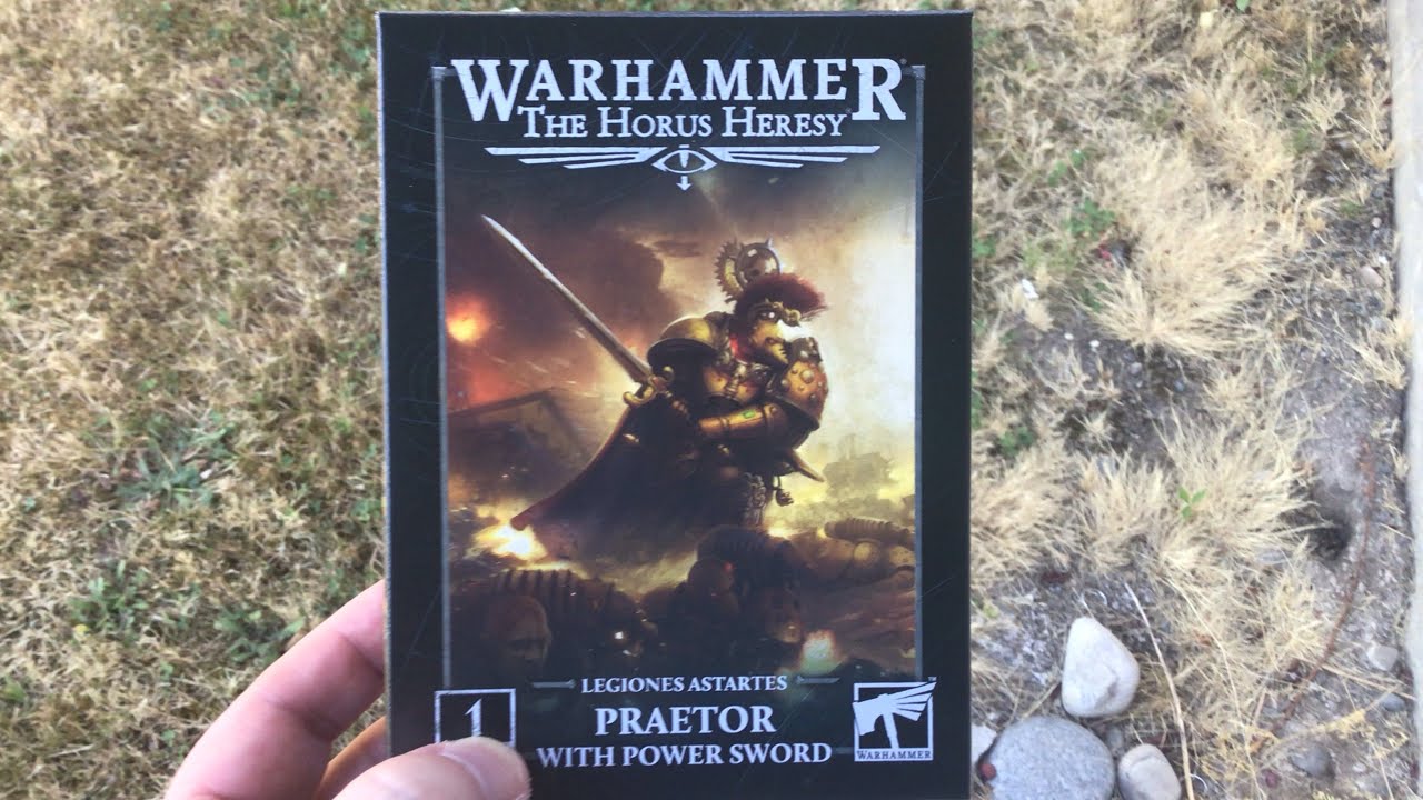 The Horus Heresy Legiones Astartes Praetor with Power Sword - YouTube