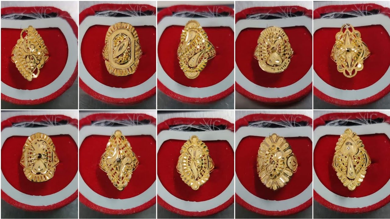 Latest 22k Gold Ring Designs With Weight And Price | Anguthi Designs ...