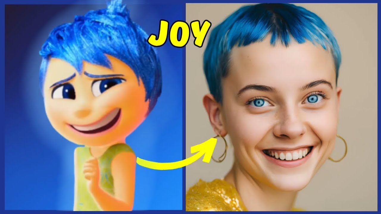 Inside Out 2 Characters in real life & their favorite Drinks! (and ...