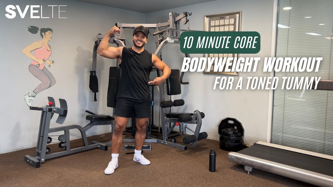 10 Minute Core: Bodyweight Workout for a Toned Tummy - YouTube